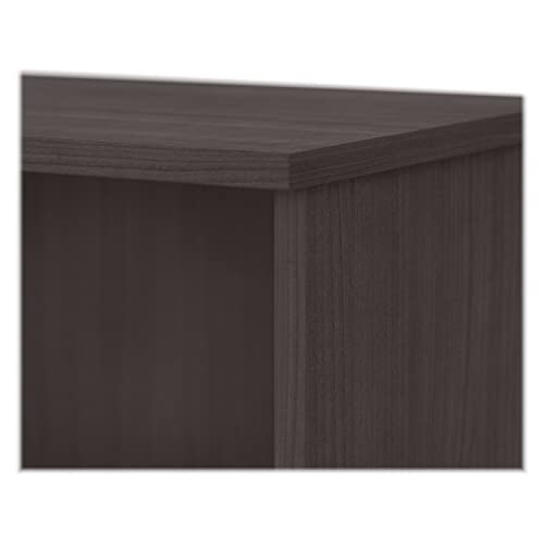 Bush Business Furniture Hybrid Small 2 Shelf Bookcase in Storm Gray