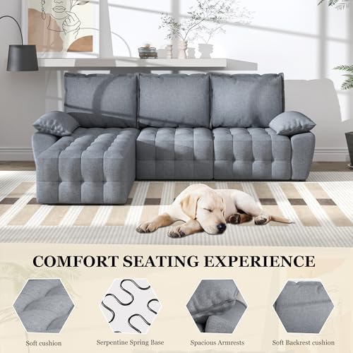 SILKIR Sectional Couches for Living Room,Modular Sectional Sofa,L Shaped Couch,Sofa with Chaise,Modular Sofa for Bedroom