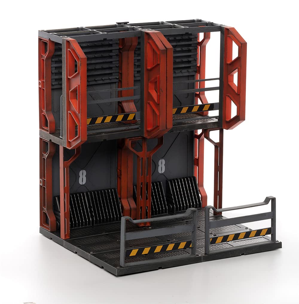 HiPlay JoyToy Science-Fiction Theme Scene Base for 1/18 Scale Action Figures- 1/18 Mecha Depot:Staging Area JT1118