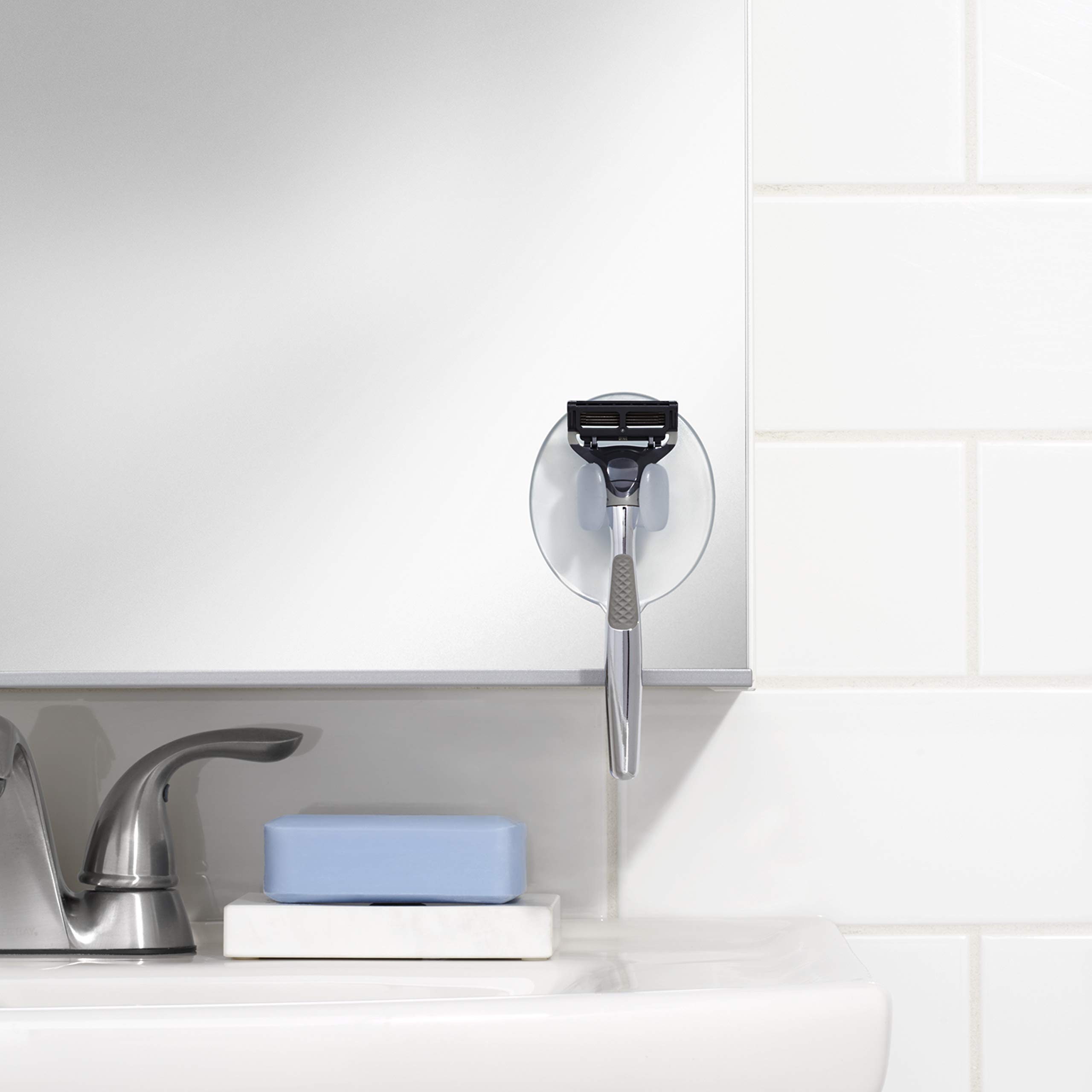OXO Good Grips Suction Polyvinyl Chloride Razor Holder