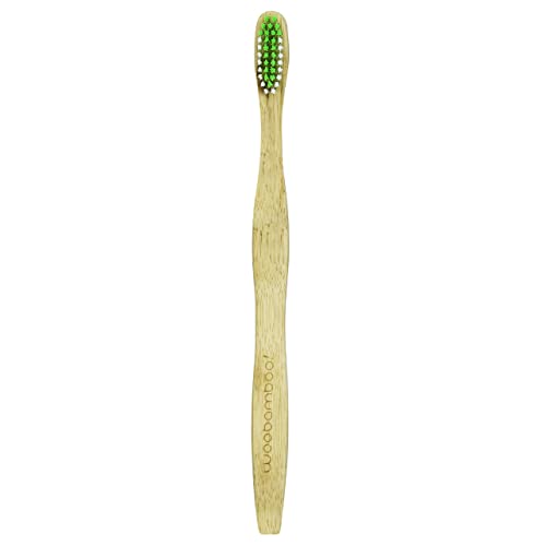 Woobamboo Standard Handle Medium Bristle Toothbrush, 0.6 Ounce