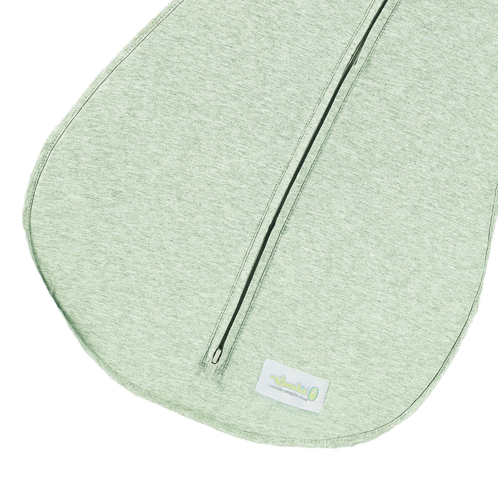 Woombie Convertible Vented Baby Swaddle Blanket, Converts to Wearable Blanket for Babies Up to 6 Months, Lime Sorbet Green, 14-19 lbs