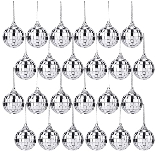 Christmas Decorations Mini Disco Ball Party Decorations - Mini Christmas Ball Decorations, Disco Ball Decorations - Disco Balls for Parties, Festivals, Weddings, Dance and Music Festivals (1.6)