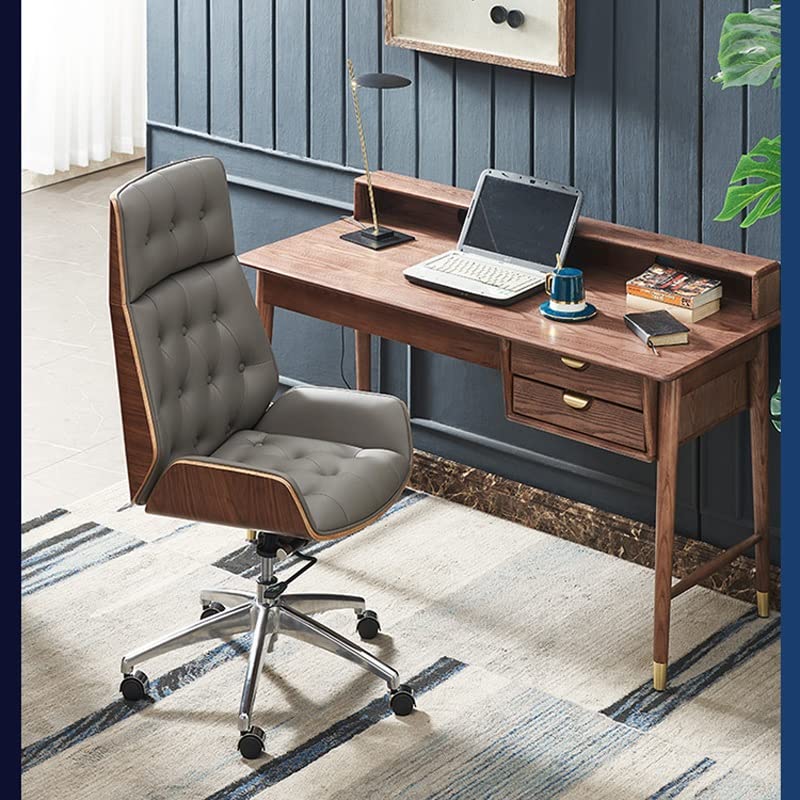 BZLSFHZ Executive Massage Ergonomic Swivel High Back Thick Cushion PU Leather Office Chair