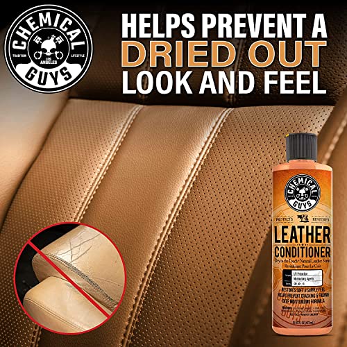 Chemical Guys SPI_109_16TI Leather Cleaner and Conditioner Complete Leather Care Kit (16 fl oz) +  SPI22016 Total Interior Cleaner & Protectant, (16 fl oz) 3 Items