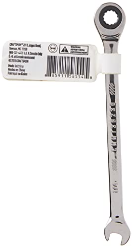 CRAFTSMAN Ratcheting Wrench, SAE, 1/4-Inch, 72-Tooth, 12-Point (CMMT39230)