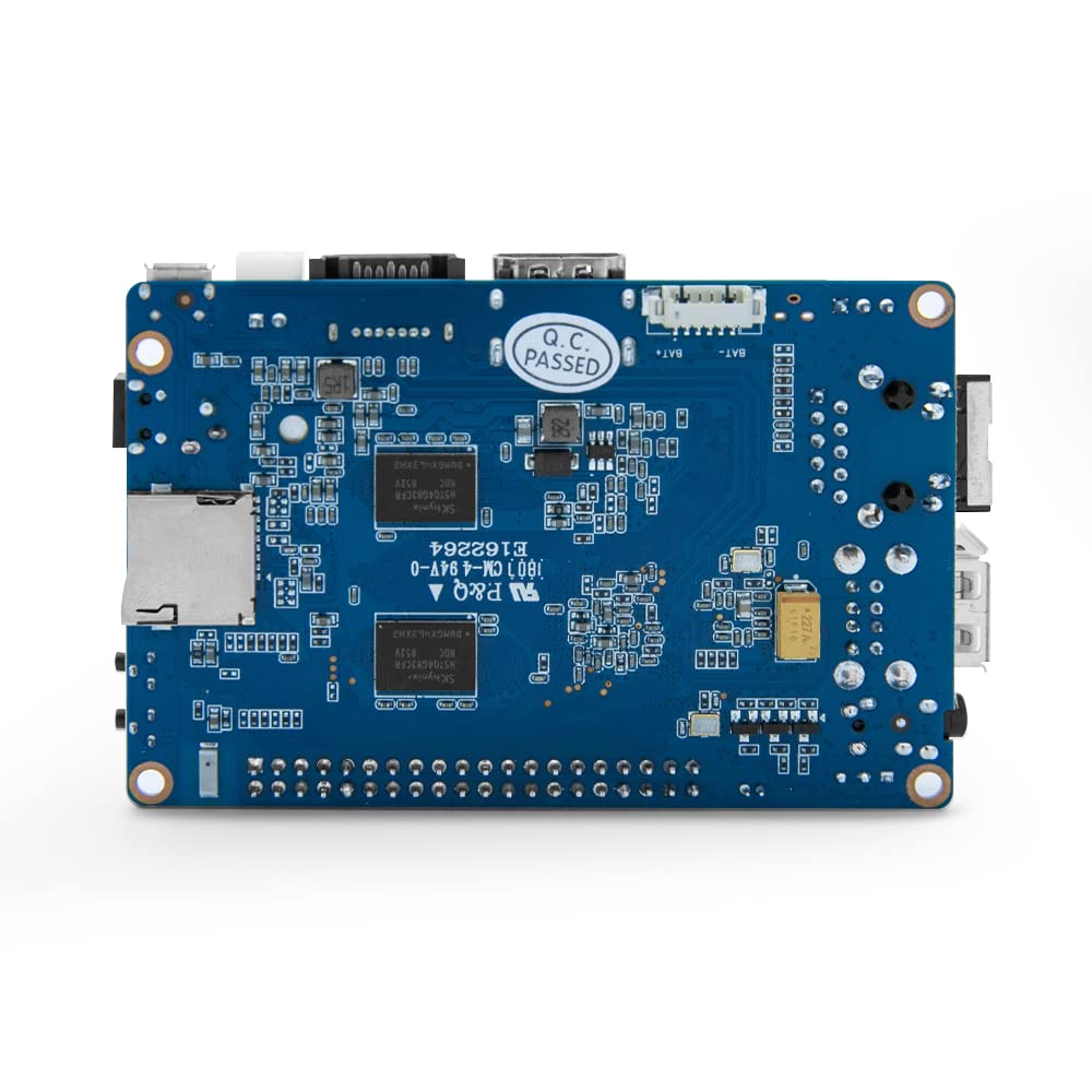 Banana Pi BPI M2 Ultra A40i Single Board Computer with Quad Core ARM Cortex A7 CPU 2GB DDR3 RAM 8GB eMMC Onboard SATA WiFi Bluetooth Gigabit Ethernet GPIO Compatible with Raspberry Pi B+ Run ROM Image