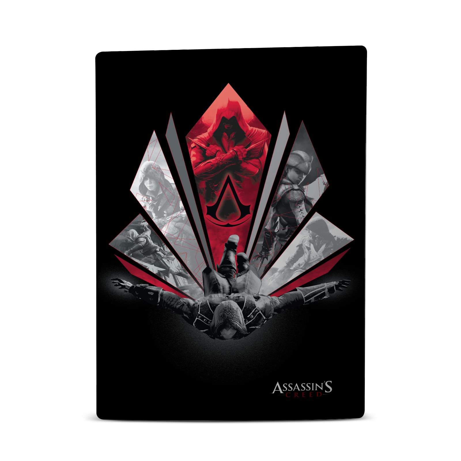 Head Case Designs Officially Licensed Assassin's Creed Leap Of Faith Graphics Vinyl Faceplate Sticker Gaming Skin Decal Cover Compatible With Sony PlayStation 5 PS5 Disc Edition Console