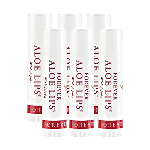 Forever Living - Forever Aloe Lips - Ultimate Lip Care for Any Weather - Moisturizing Lip Balm with Aloe, Jojoba & Beeswax - Vegan - Pack of 12