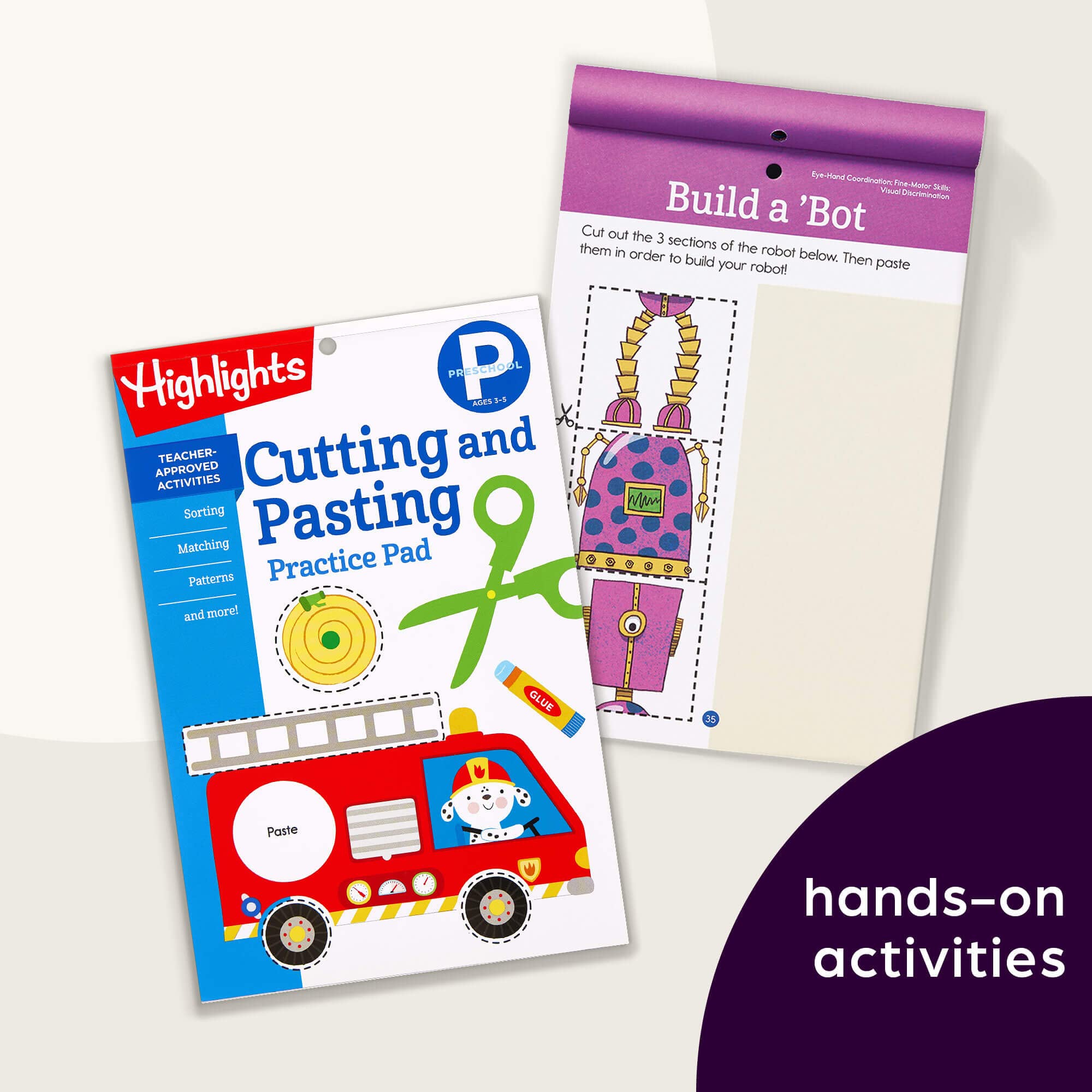 Highlights for Children Summer Learning Pack Getting Ready for Preschool - Reading and Writing, Cutting and Pasting, ABCs