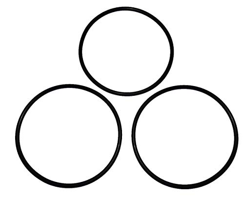 Captain O-Ring - (3 Pack) Replacement WHKF-C8 O-Rings for Whirlpool WHKF-DWHV, WHKF-DWH & WHKF-DUF Water Filter Housing