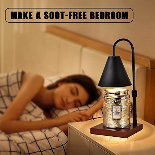 Candle Warmer Lamp with 50W Candle Warmer Bulbs, Compatible with Large & Small Jar Candles, Aromatic Candle Holders for Home Decoration,Unique House Warming Gifts…