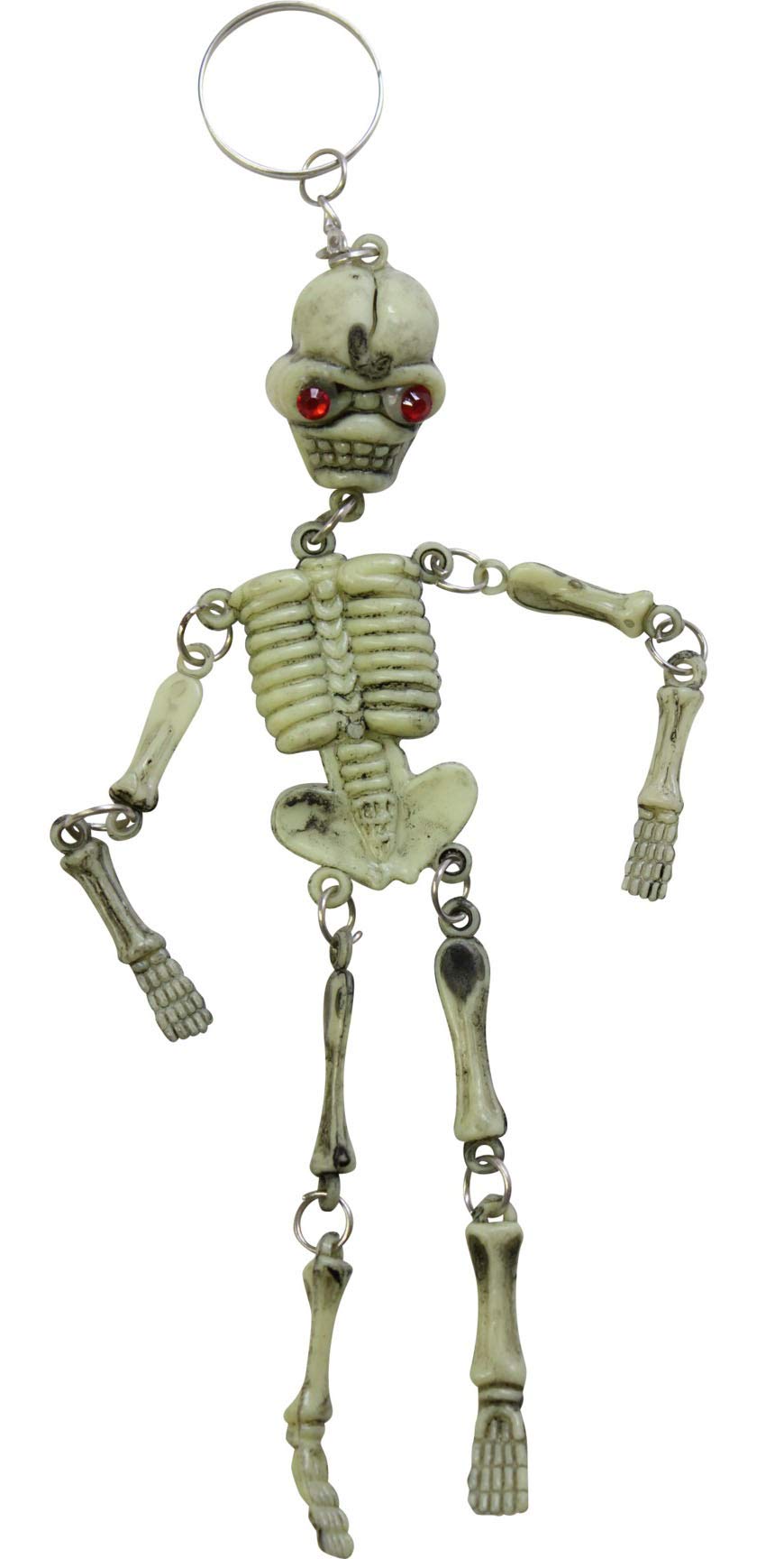 Curious Minds Busy Bags Bulk 24 Skeleton Keychains - Fidget Set for Doctors and Medical Professionals - Halloween Novelty Goodie Bag Filler Trick or Treat (2 DOZEN)