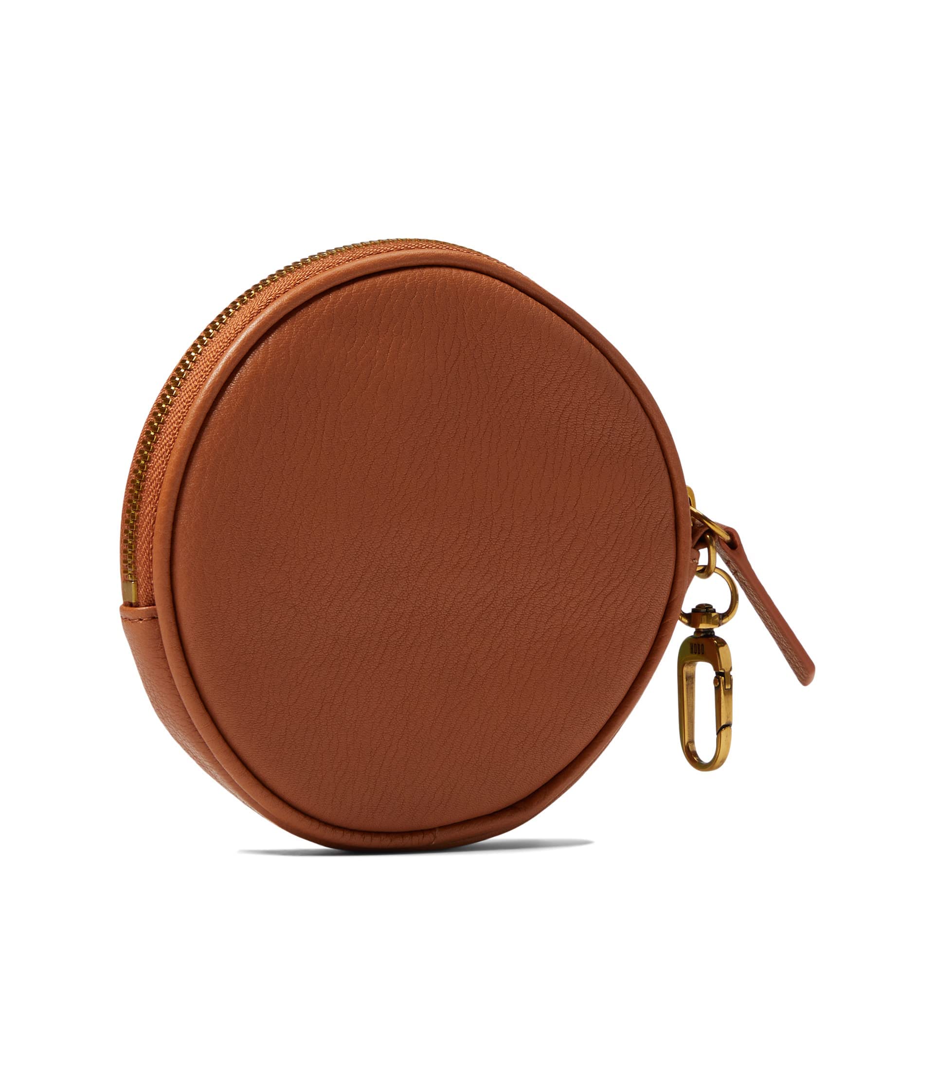 HOBO Revolve Wristlet Leather Wallet For Women - Zipper Closure, Polyester Lining, And Interior Back-Wall Zip And Slip Pocket Cashew One Size One Size