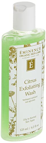Eminence Organic Skincare Citrus exfoliating wash 4.2oz, 4.2 Ounce