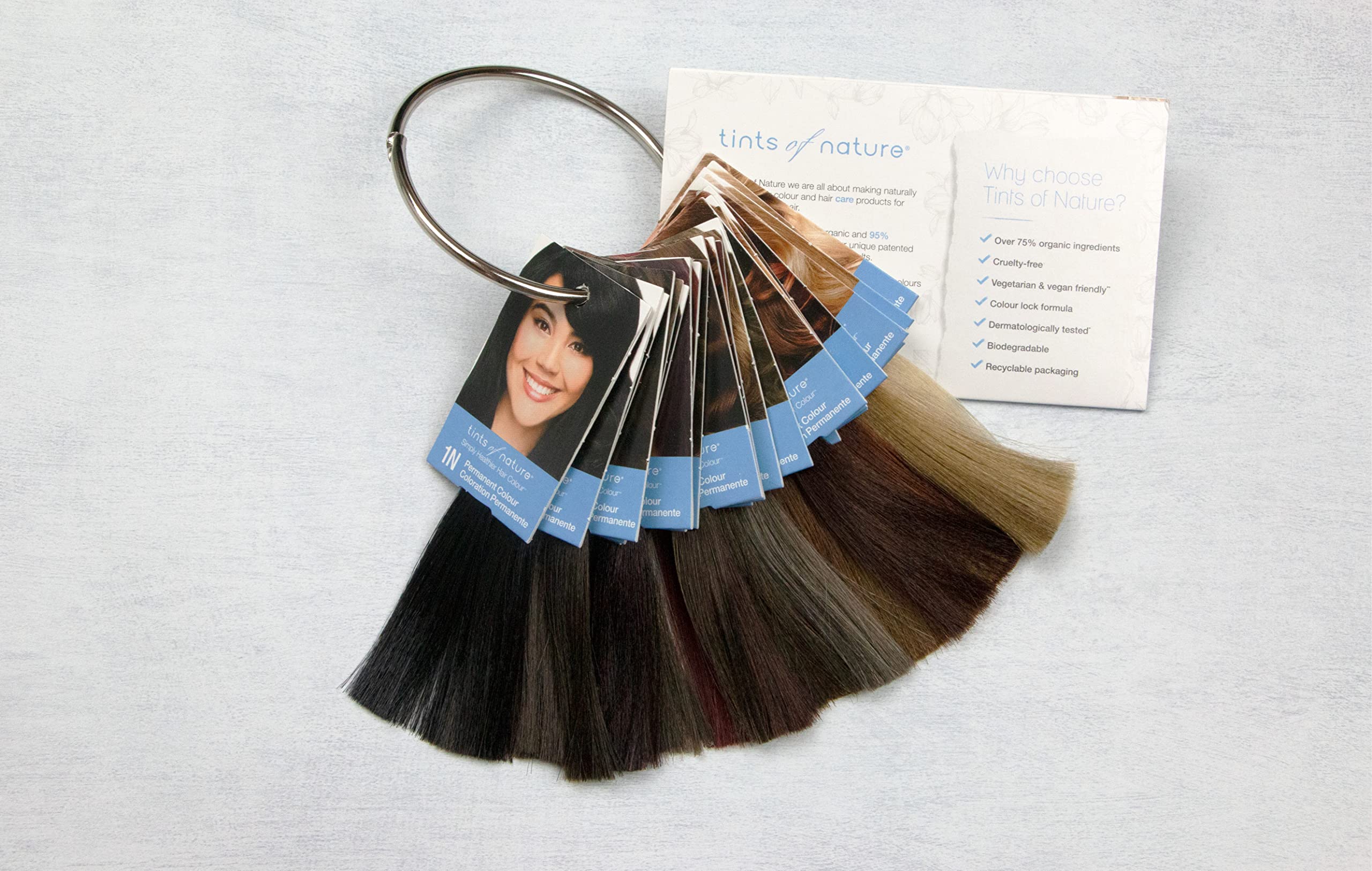 Tints of Nature 4C Medium Ash Brown Permanent Hair Dye, Nourishes Hair and Covers Greys, Ammonia-Free, 130ml