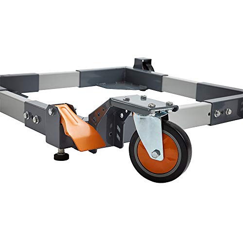 Bora Portamate Mobile Base PM-3800 with High Clearance 5β Wheels β Universal, Heavy Duty, Adjustable Rolling Kit, Floor Dolly Roller for Equipment, Power Tools, Machines- 1500 lb Capacity
