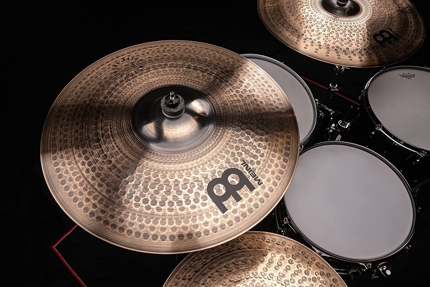 Meinl Cymbals Pure Alloy Custom 17" Medium Thin Crash Cymbal β Made in Germany β Smoked Bronze Finish, 2-Year Warranty (PAC17MTC)