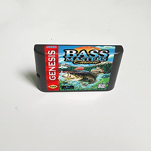 Lksya Bass Masters Classic- 16 Bit MD Game Card for Sega Megadrive Genesis Video Game Console Cartridge (US Shell)
