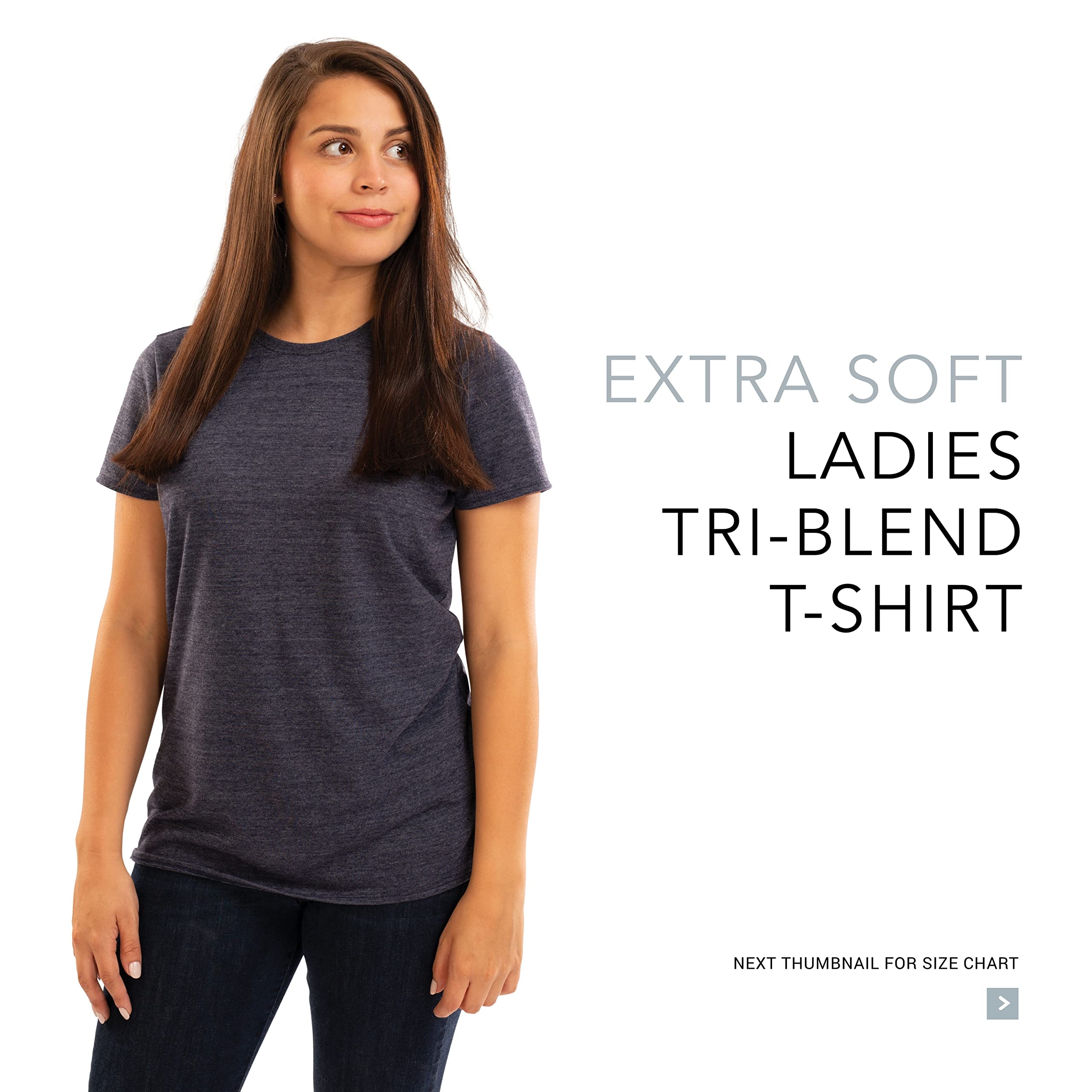 Augusta Sportswear womens Tri-blend T-shirt Short Sleeve, Dark Green Heather, Large