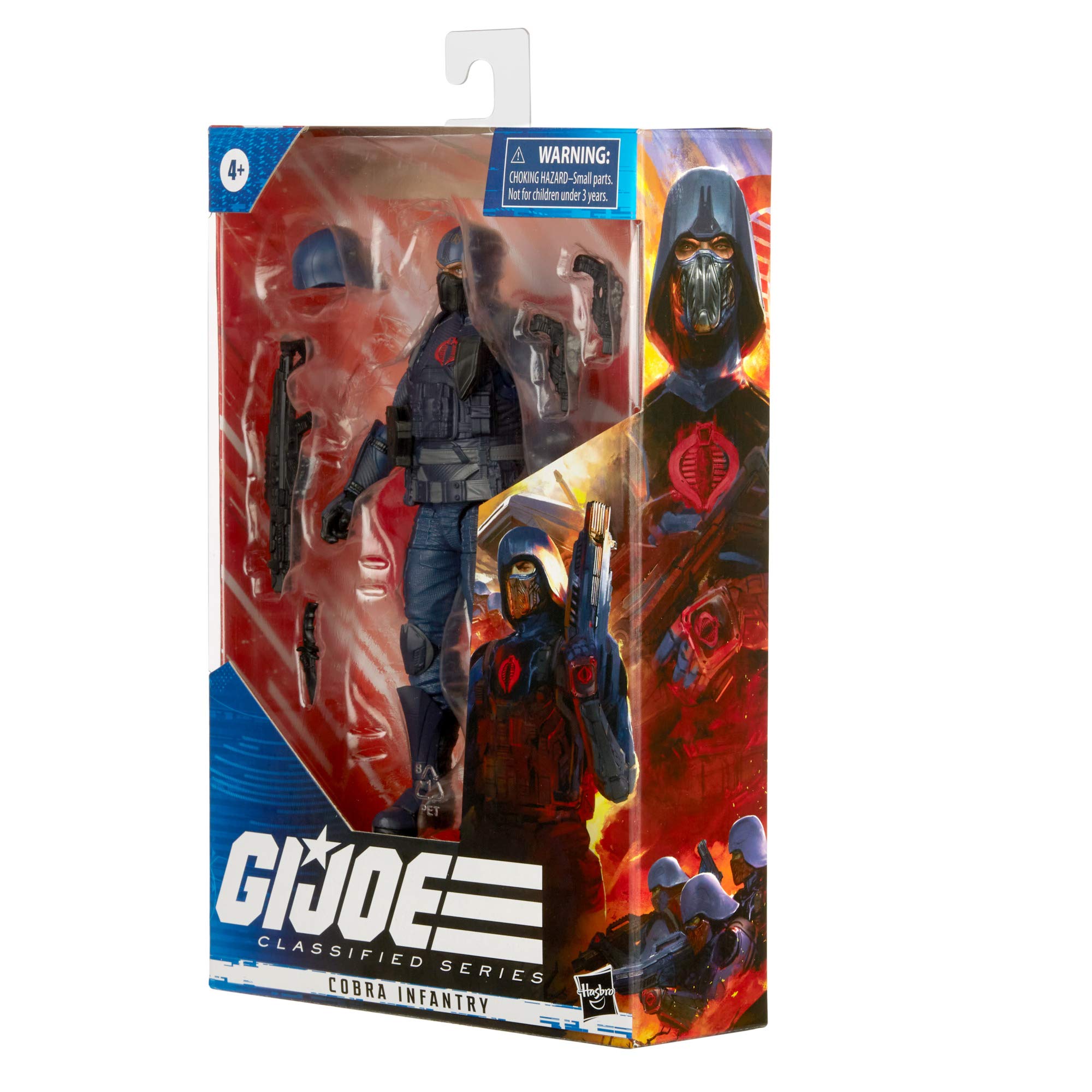 G. I. Joe Classified Series Cobra Infantry Action Figure 24 Collectible Premium Toy with Accessories 6-Inch Scale with Custom Package Art
