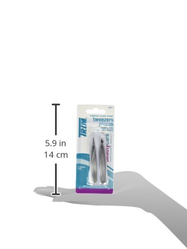 Trim Beautycare Mini Slant/Point 06847 Tweezers, 3 Piece Set