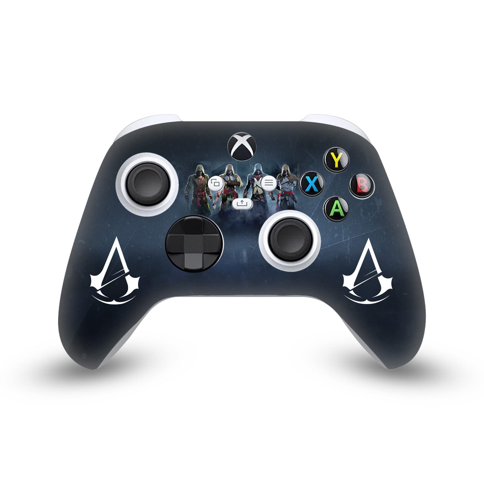 Head Case Designs Officially Licensed Assassin's Creed Group Unity Key Art Vinyl Sticker Gaming Skin Decal Cover Compatible With Xbox Series X/S Controller
