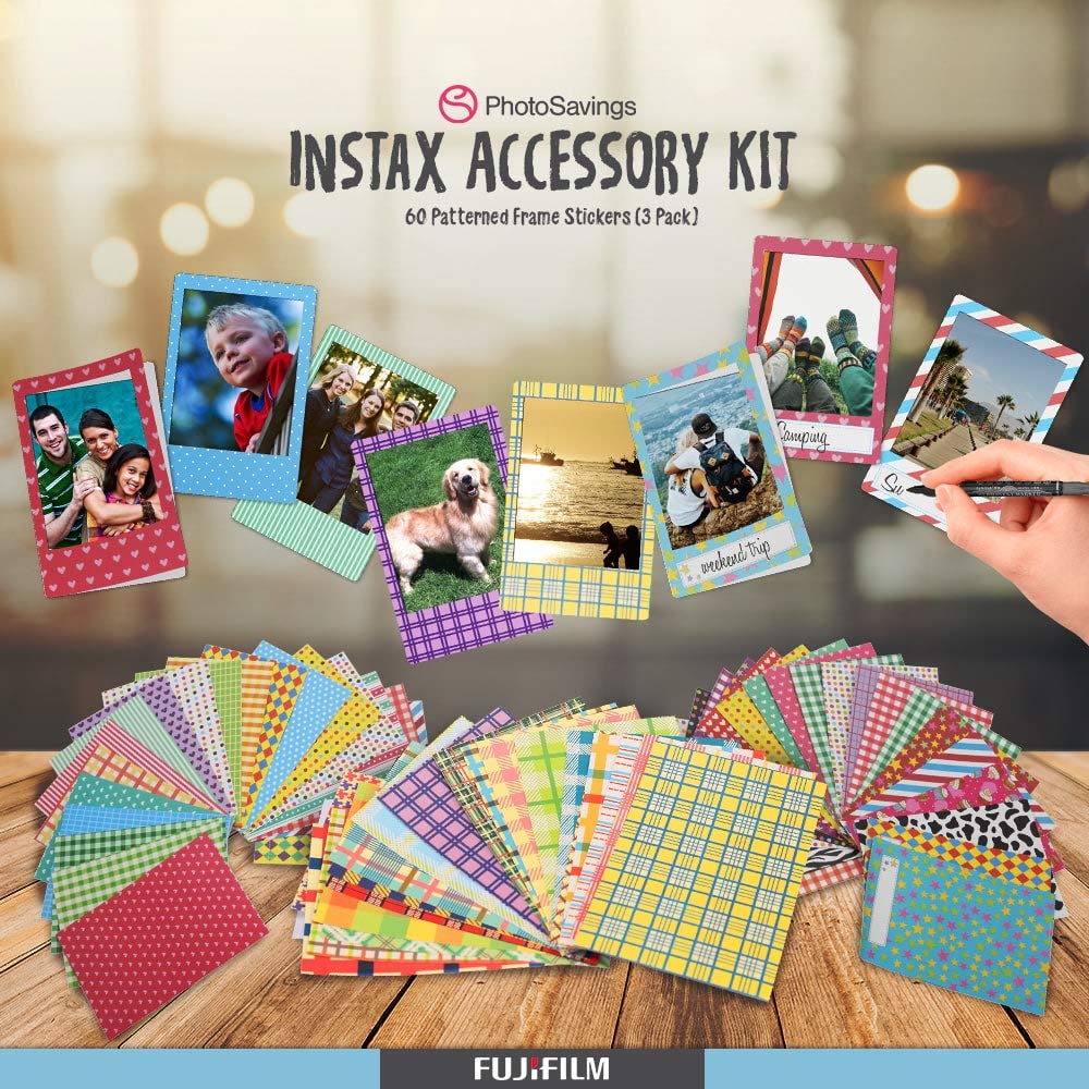FUJIFILM Instax Mini 11 (Sky Blue) 168 Piece Accessory Bundle w/FUJIFILM INSTAX Mini Instant Film (40 Exposures) Camera Case w/Strap, Selfie Lens, Album, Stickers, Frames & More