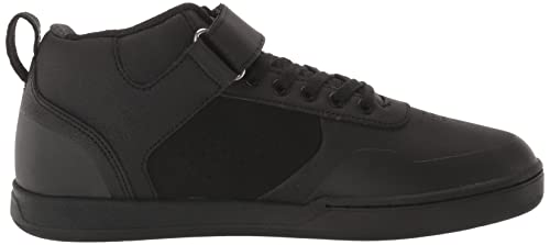 Etnies Men's Culvert Mid Top Michelin Rubber Mountain Bike Shoe Skate, Black/Black/Reflective, 11