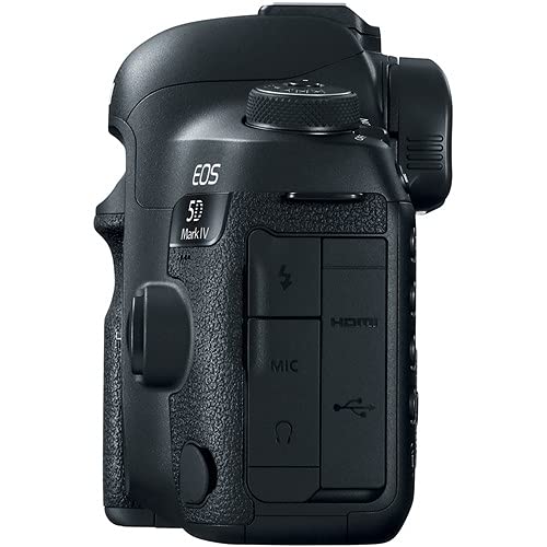 Canon EOS 5D Mark IV DSLR Camera with 24-105mm f/4L II Lens Kit + 75-300 III Lens + 256GB Sandisk Memory, TTL Speedlight Flash, Power Grip + Special Software Package Bundle