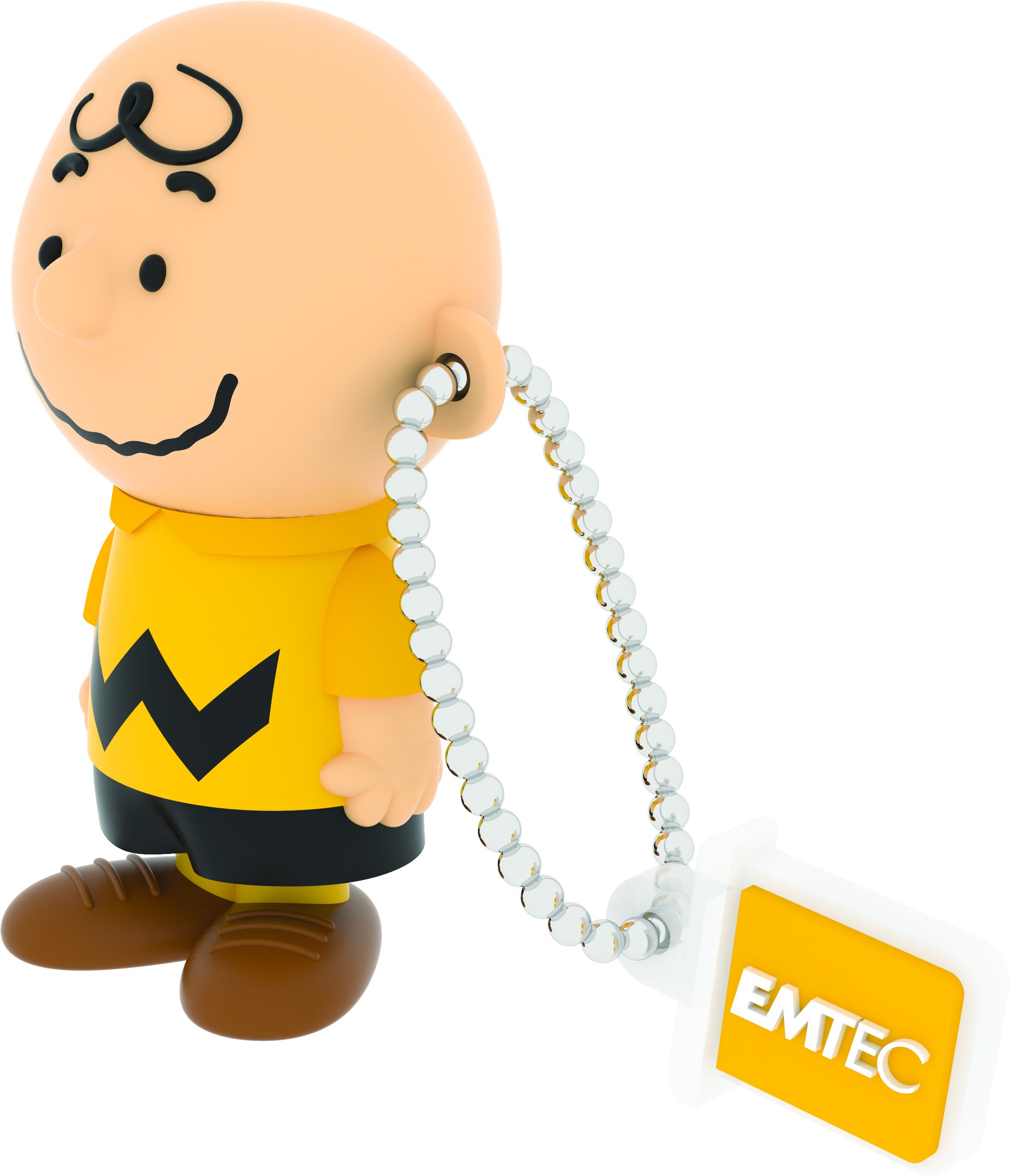 EMTEC USB Flash Drive 8GB Stick 2.0 Peanuts " Charlie Brown " 3D Design - PN 101