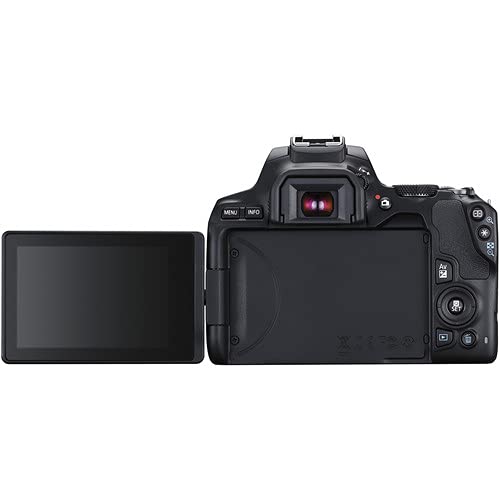 Canon EOS Rebel SL3 Camera with 18-55mm EF-S 55-250mm f/4-5.6 is STM Lens+Commander Starter Kit+Lens Filters+CASE+64Memory Cards (18PC)