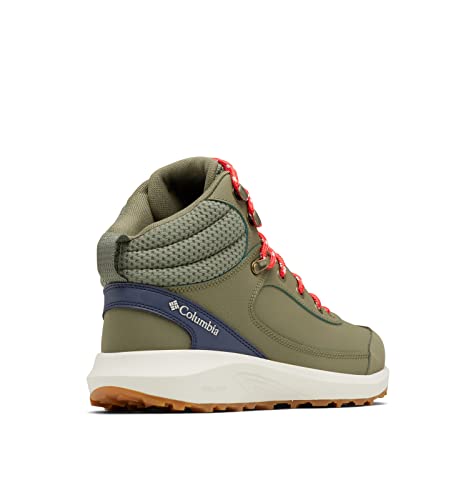 Columbia Women's Trailstorm Peak Mid Hiking Shoe, Stone Green/Nocturnal, 9.5