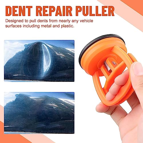 Car Dent Puller,Dent Removal Kit,2 Pack Car Dent Puller Kit Handle Lifter,Powerful Car Dent Remover,Suction Cup Dent Puller and Paintless Dent Repair Kit for Car Body Dent,Glass,Tiles and Mirror