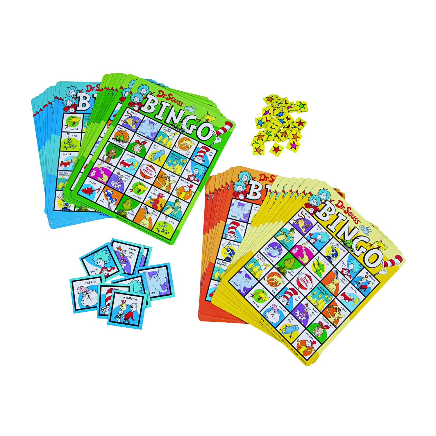 Fun Express Dr. Seuss Bingo, 32 Game Cards