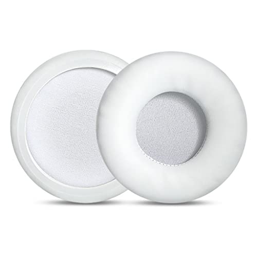 Breathable Ear Pads Pillow Cover 1 Pair Memory Foam Earpads Replacement Black White Compatible with ATH-AR3BT AR3IS gaming earmuffs Replacement headband earmuffs cushion compatible with ATH-AR3BT