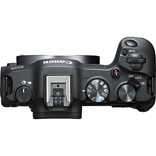 Canon EOS R8 Mirrorless Camera (5803C002) + 64GB Memory Card + Bag + Charger + LPE17 Battery + Card Reader + Memory Wallet + Cleaning Kit (Renewed)
