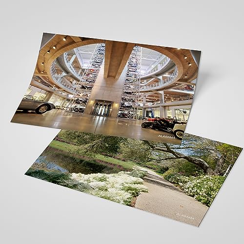 Dear Mapper Vintage United States Alabama Landscape Postcards Pack 20pc/Set Postcards from Around the World Greeting Cards for Business World Travel Postcard for Mailing Decor Gift