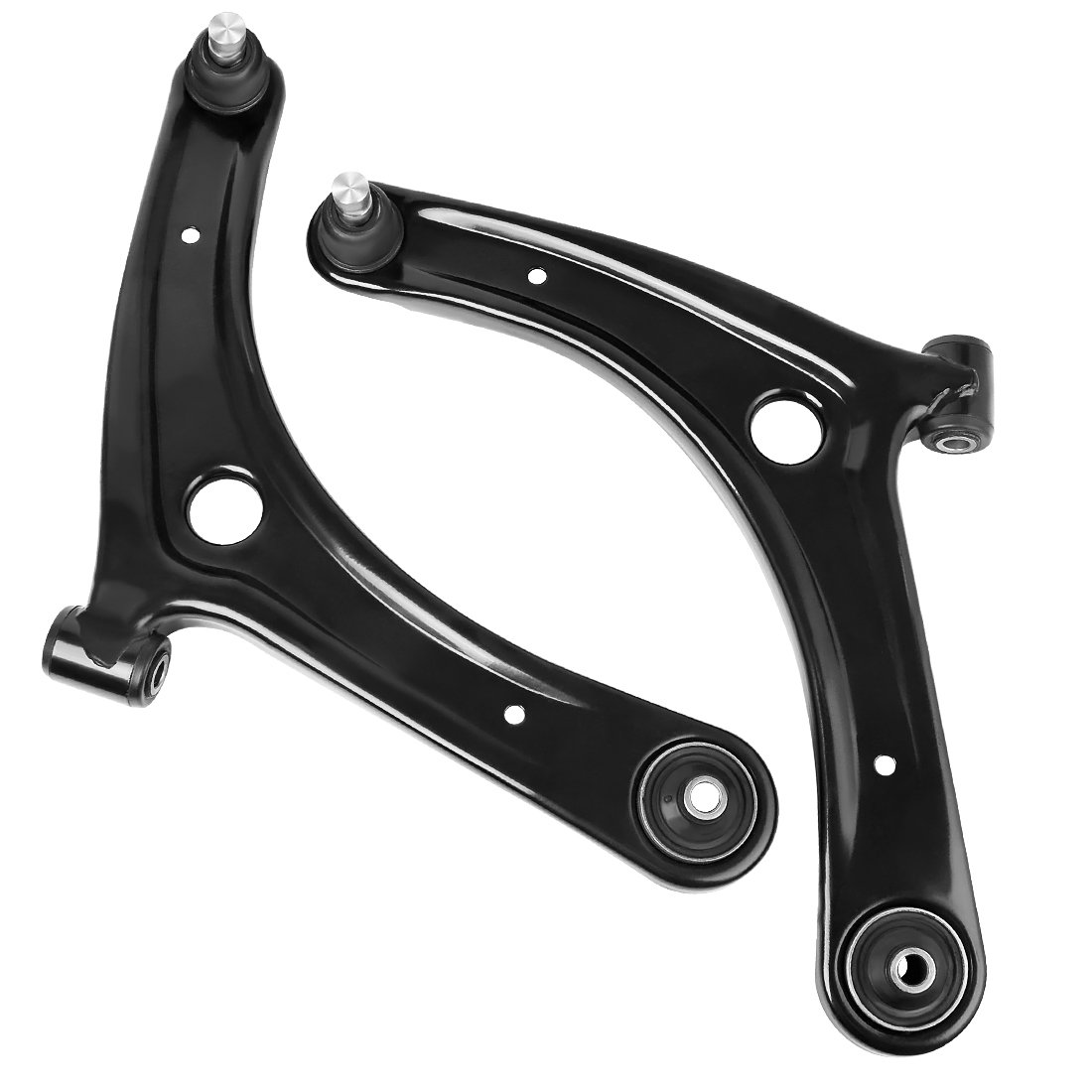 AUTOSAVER88 -Front Lower Control Arm Kit Compatible with 2007-2012 Dodge Caliber, 2007-2017 Jeep Compass/Patriot -8pcs Front Suspension Kit