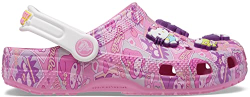 Crocs Unisex Classic Hello Kitty Clog, Pink, 7 US Men