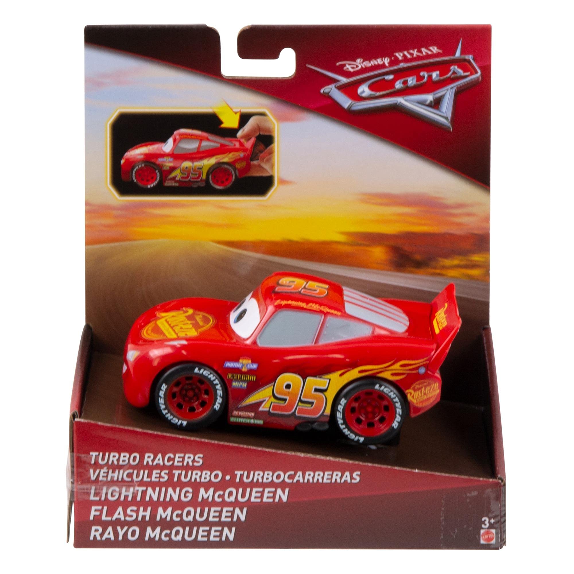 Disney Cars Toys Turbo Racers Lightning McQueen