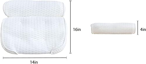 Bathtub Pillow Bath Pillow Ergonomic Home Hotel Bathtub Pillow with Suction Cup Bathtub Pillow Cushion Bath Accessories