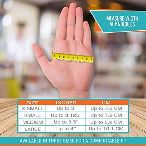 ComfyBrace Arthritis Hand Compression Gloves F.D.A. Comfy Fit, Fingerless Design, Breathable Moisture Wicking Fabric β Ease Muscle Tension, Relieve Carpal Tunnel Aches (Small)