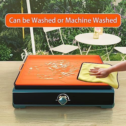 colpart 36" Silicone Grill Mat for Blackstone Griddle Mat 36 inch for Blackstone Grill Cover Heavy Duty Food Grade-BBQ Silicone Utensil Mat Protect from Rust,Insects, Debris