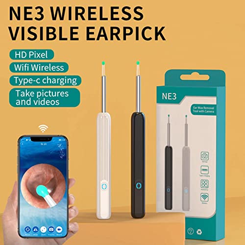 BBASILIYSD 2022 Camera Ears Cleaning Wi -fi Visible Wax Elimination Spoon USB 1080p Hd Visible Wax Wi Spoon Otoscope Elimination Load Fi