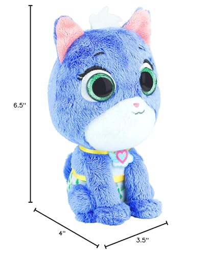 Disney Junior T.O.T.S. KiKi the Cat, 6-inch Bean Plush Stuffed Animal, Small Plushie
