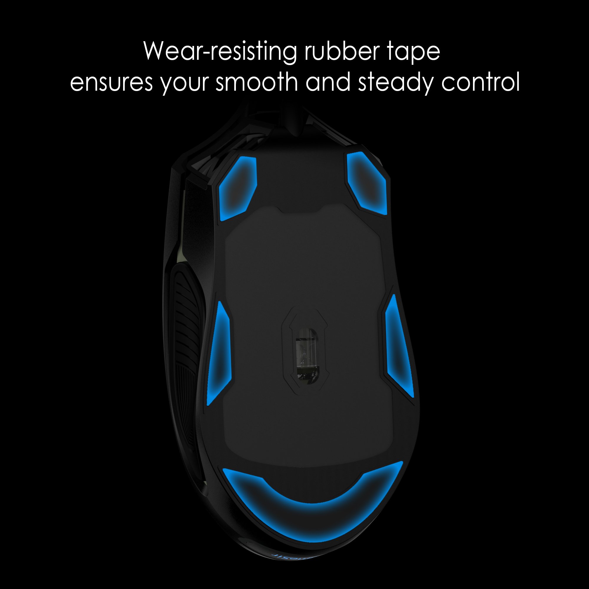 GameSir GM100 Gaming Mouse Wired Ergonomic Game USB Computer Mice RGB Gamer 6 Buttons Desktop Laptop PC Gaming Mouse