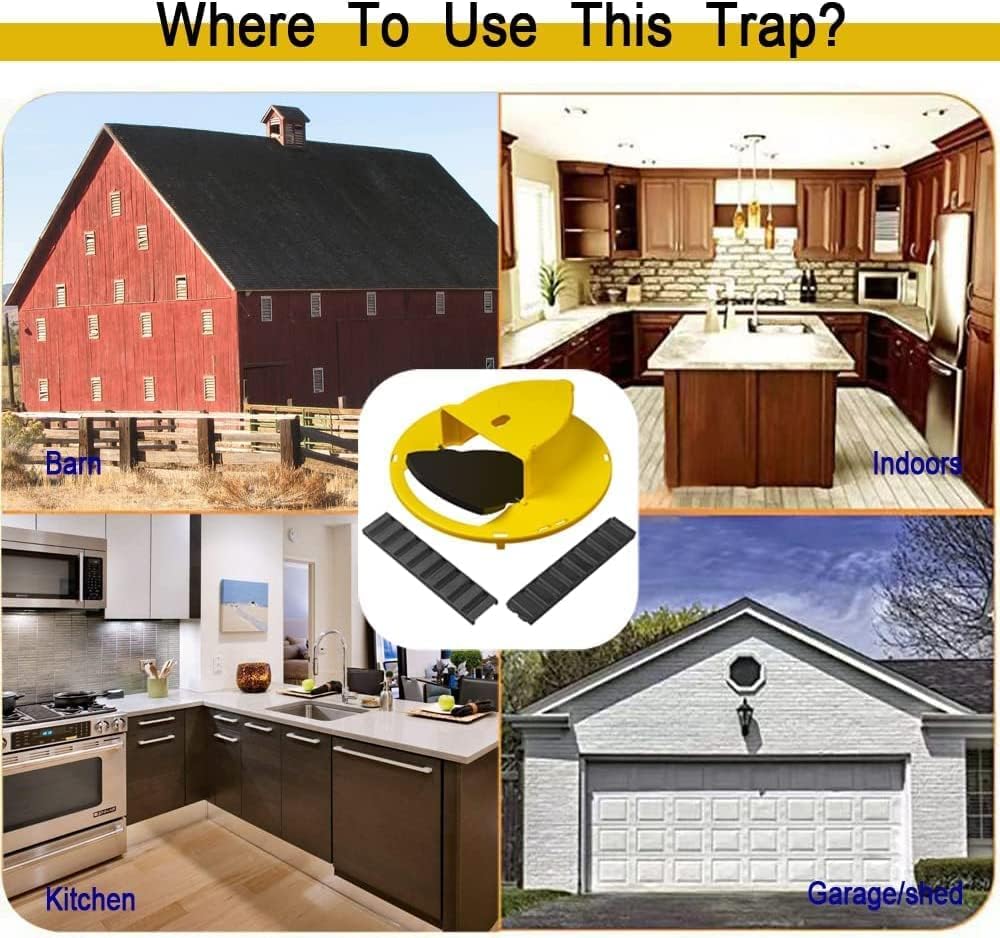 Mice Mouse Trap Bucket Flip Lid,Mouse Trap Bucket Indoor Outdoor,Humane Mouse Trap,Mouse Trap Bucket Lid Auto Reset | 5 Gallon Bucket Compatible | Mouse Trap Bucket Lid (1 Pack)