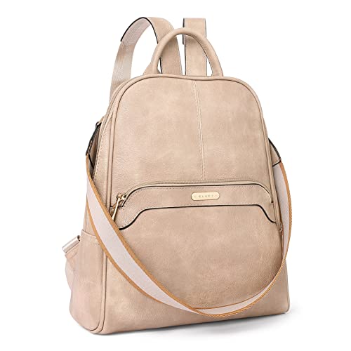 CLUCI Womens Backpack Purse Leather Backpack Travel Purse Convertible Ladies Designer College Work Daypack Shoulder Bags