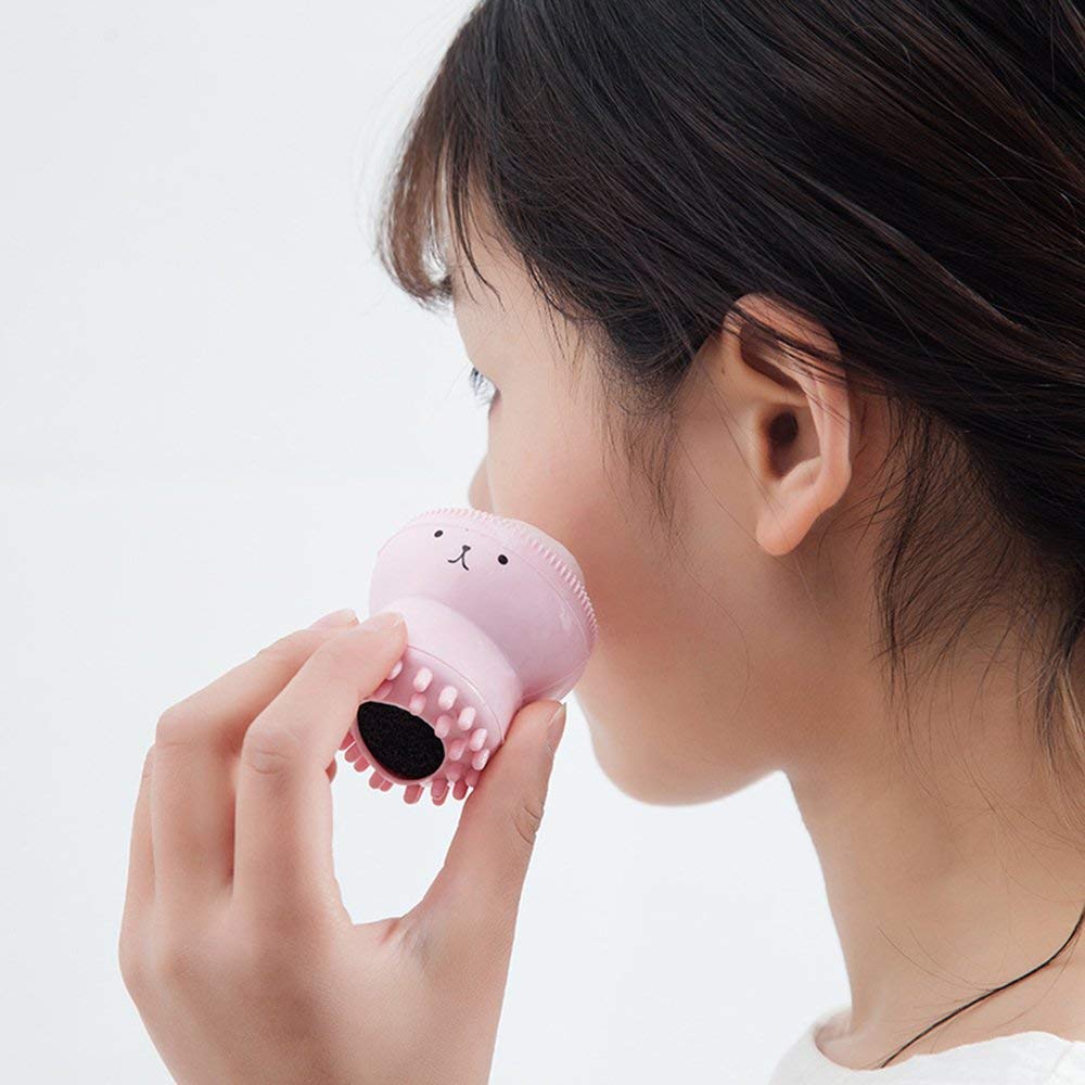 Vtrem Women's Silicone Face Scrubber: 5 Pack Octopus Face Scrubber Facial Silicone Scrubber for Face for Deep Exfoliating Massage Cleansing Brush Beauty Tools
